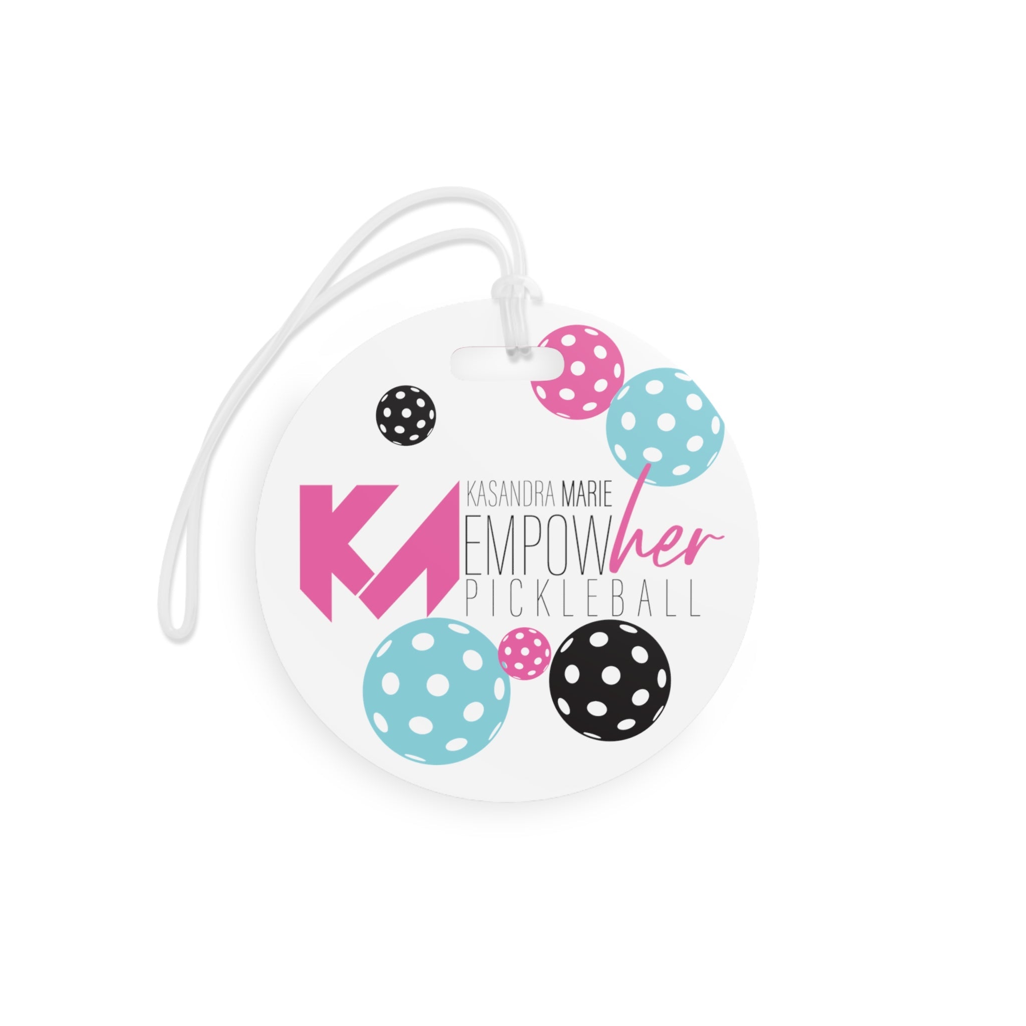 Pickleball Luggage Tags EmpowHER – The Dinkable Collection